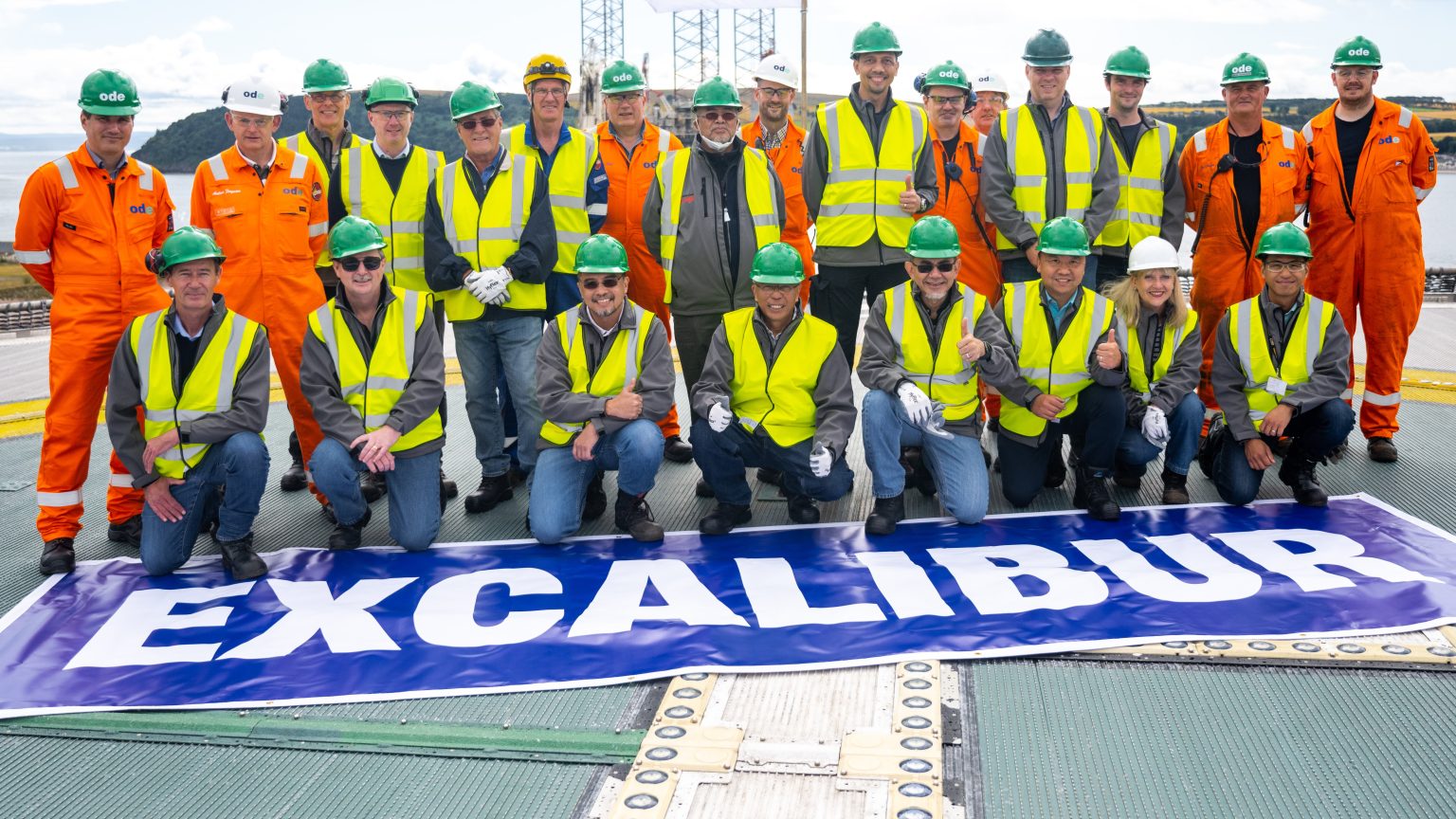 ODE attends renaming ceremony for the Excalibur FPSO | ODE Asset Management